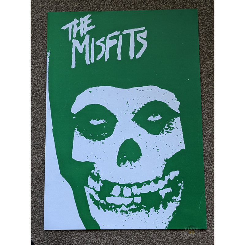 The Misfits - Classic Image - Green - A3 Poster - Vinyl Addicts