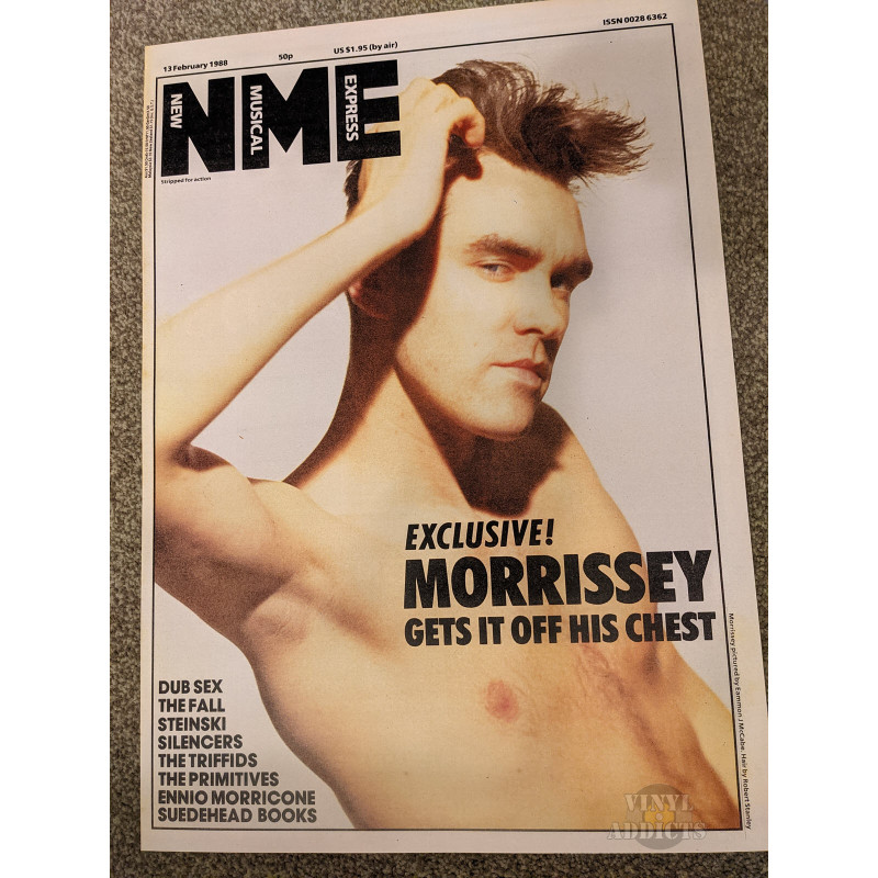 Morrissey - NME - Gets It Off His Chest - A3 Poster - Vinyl Addicts