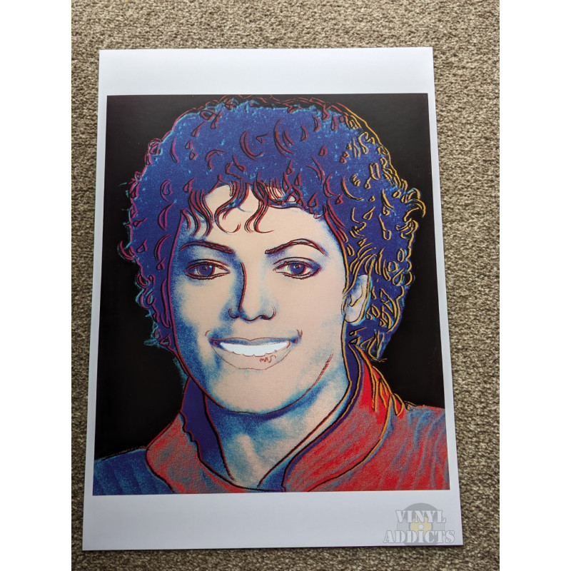 Michael Jackson - Classic Image Outline - A3 Poster - Vinyl Addicts