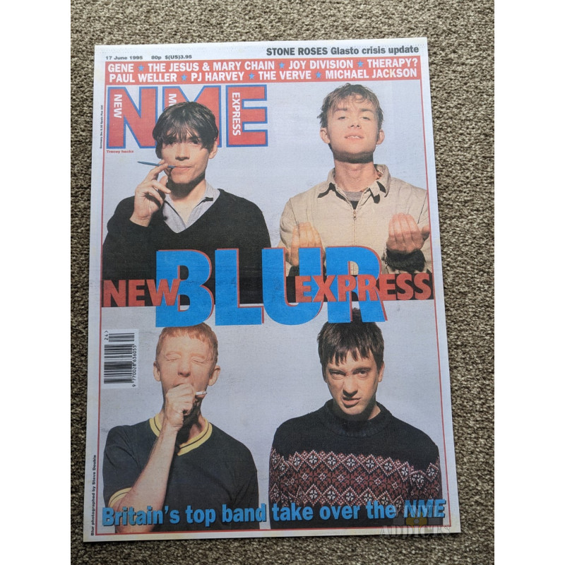 Blue - New Musical Express NME 17 June 1995 Cover - A3 Poster - Vinyl ...