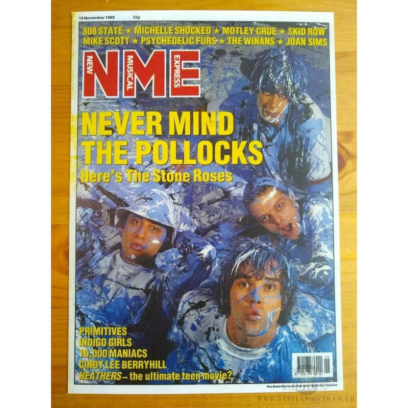 Stone Roses NME Cover - Promotional A5 Postcard - Vinyl Addicts
